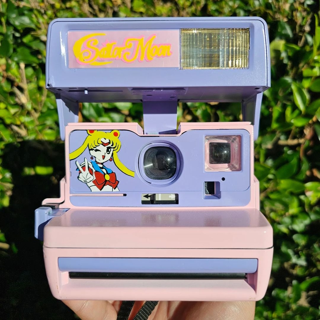 Sailor Moon Sailor V Custom Polaroid Camera